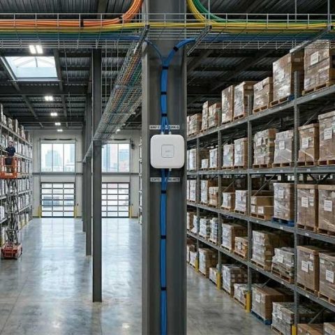 Warehouse Network Cabling Experts | CTSBoston